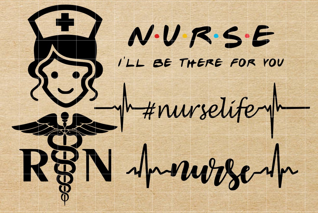 Nurse SVG, RN SVG, Nurse Cut File, Files for Cricut, Design Space ...