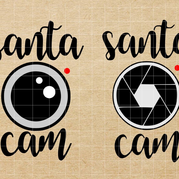 Santa Cam Svg - Etsy