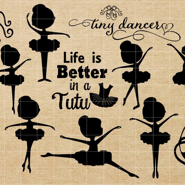 Ballerina Svg - Etsy