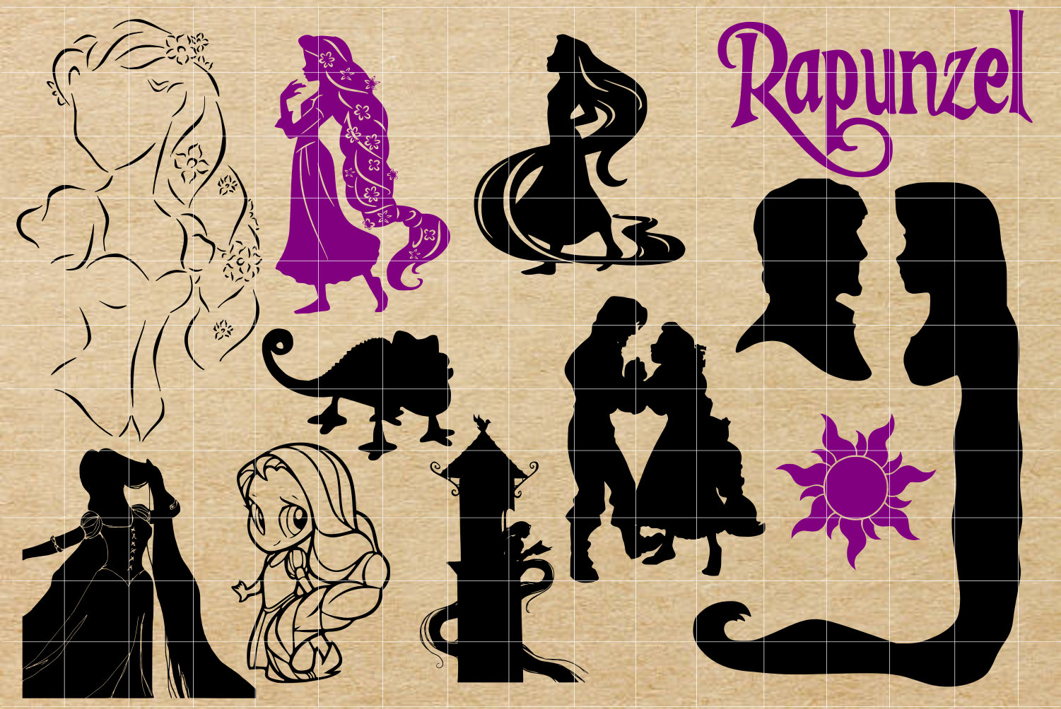 Buy Tangled SVG Rapunzel SVG Disney SVG Princess Svg Tangled Online in ...
