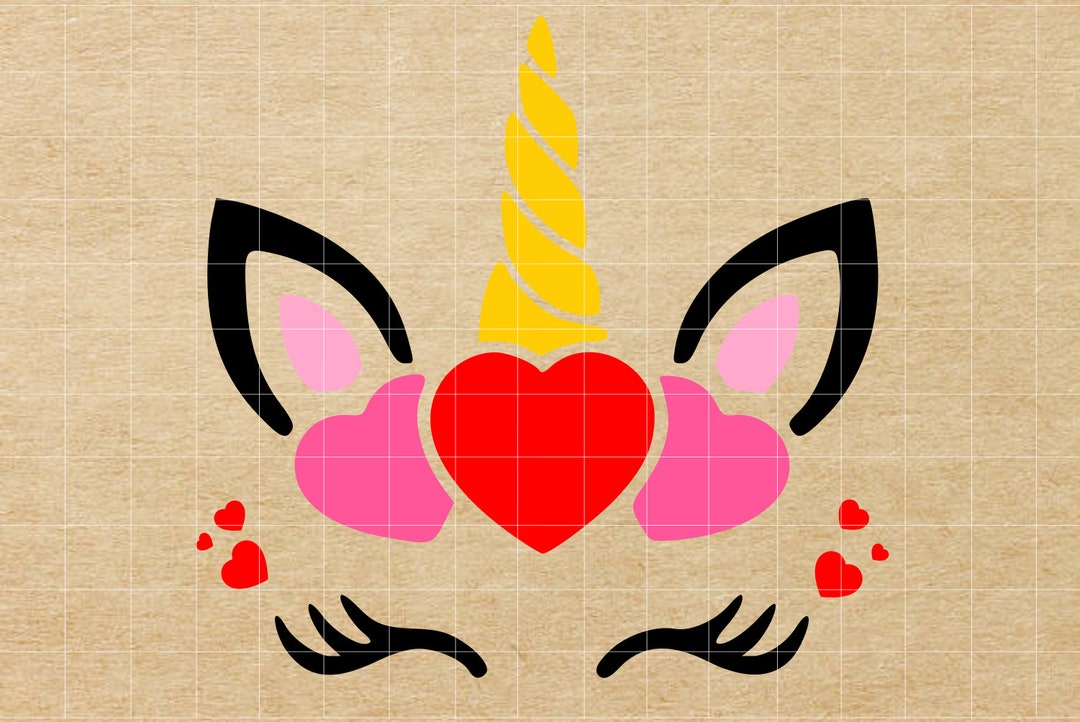 Valentine Unicorn SVG, Unicorn SVG, Valentines Day SVG, Valentine Svg ...