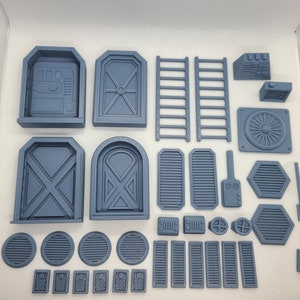 3D Printed Greebles Pack for DIY Sci-fi Terrain - Etsy