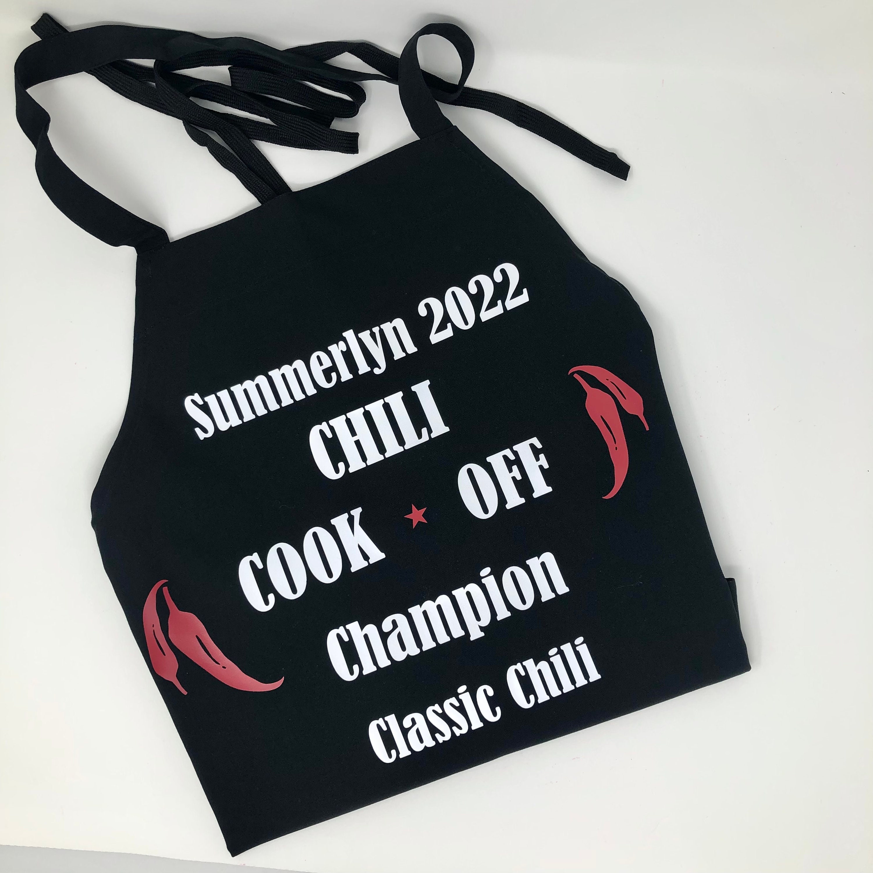 Chili Cook off Apron Personalized Aprons Competition Apron - Etsy UK