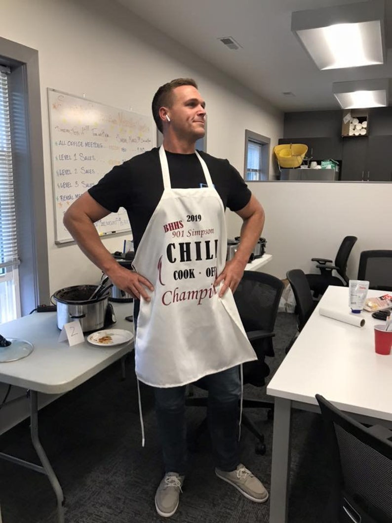 Personalized Aprons, Chili Cook off Apron, Competition Apron Gift, Cook ...