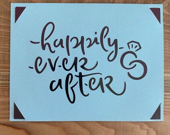 Happily Ever After Greeting Card - Etsy