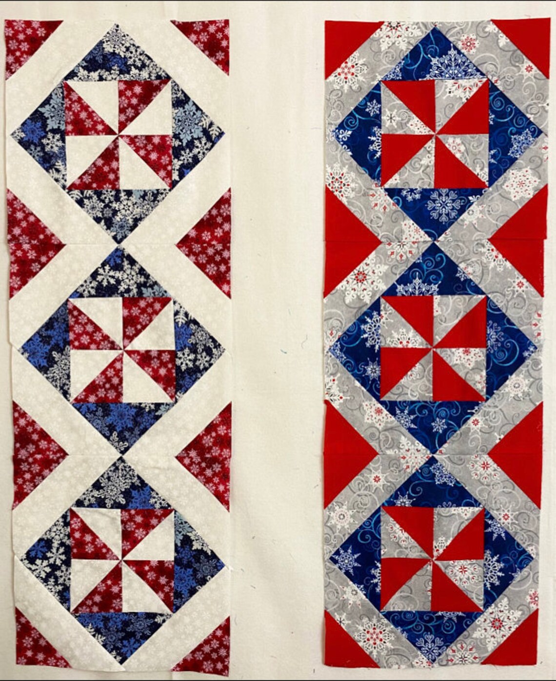 Peppermint Twist Table Runner PDF Quilt Pattern - Etsy
