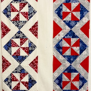 Peppermint Twist Table Runner PDF Quilt Pattern - Etsy