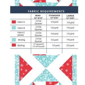 Peppermint Twist Table Runner PDF Quilt Pattern - Etsy