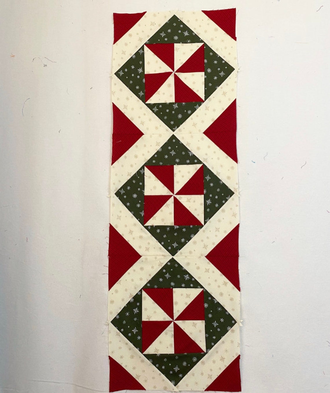 Peppermint Twist Table Runner PDF Quilt Pattern - Etsy