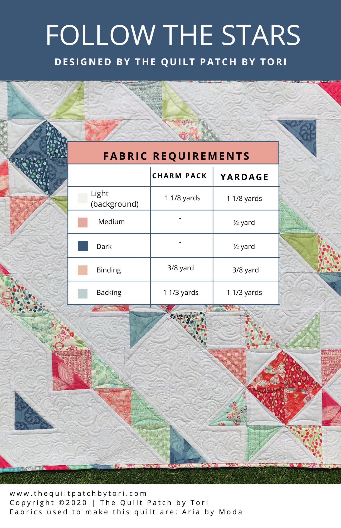 Follow the Stars Quilt Pattern PDF - Etsy