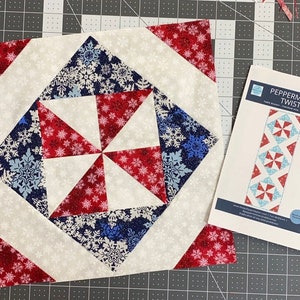 Peppermint Twist Table Runner PDF Quilt Pattern - Etsy