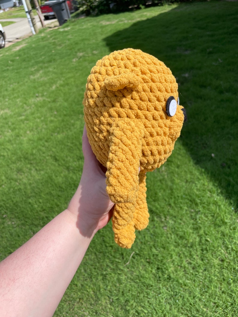Handmade Plush, Jake the Dog Plush, Adventure Time, Cartoon Network ...