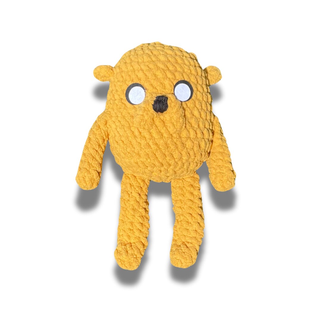 Handmade Plush, Jake the Dog Plush, Adventure Time, Cartoon Network ...