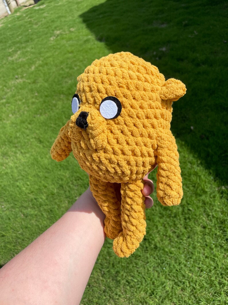 Handmade Plush, Jake the Dog Plush, Adventure Time, Cartoon Network ...