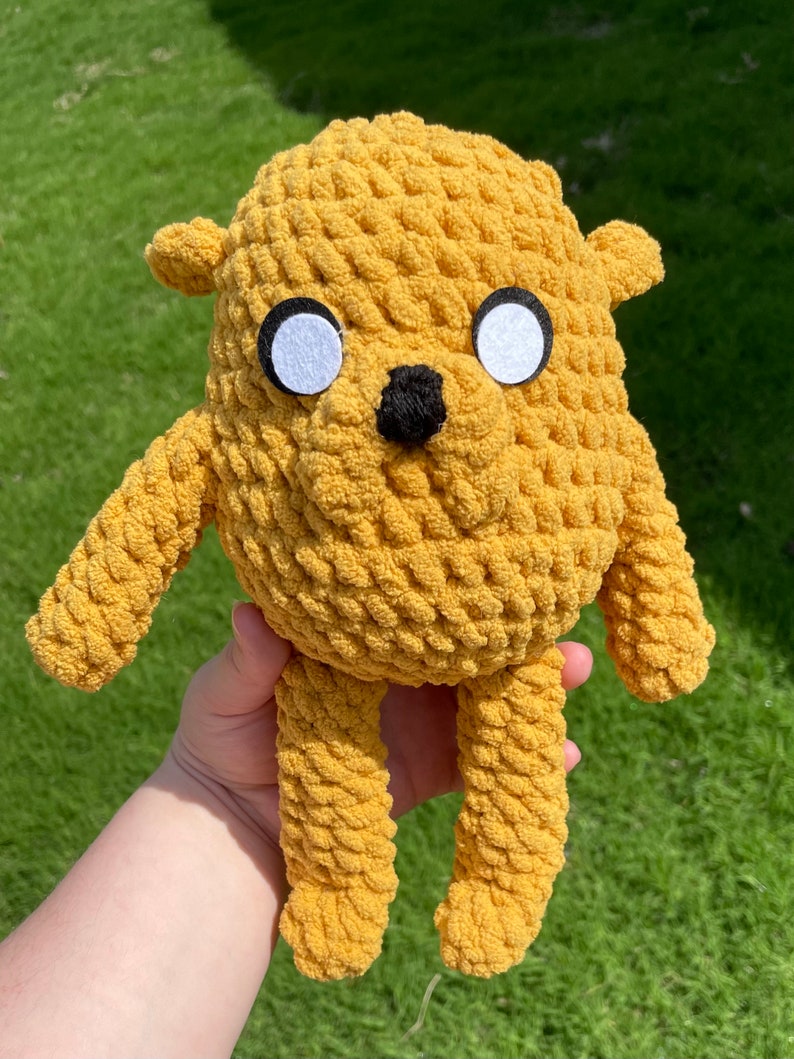 Handmade Plush, Jake the Dog Plush, Adventure Time, Cartoon Network ...