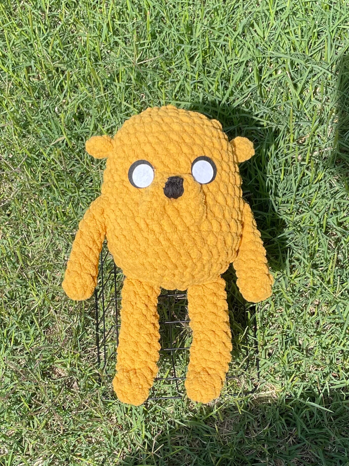 Handmade Plush, Jake the Dog Plush, Adventure Time, Cartoon Network ...