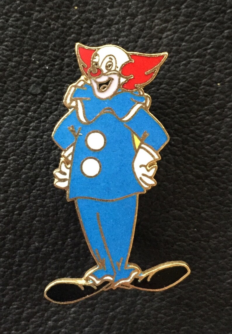 Bozo the Clown Vintage Cloisonné Brooch Pin 1980's - Etsy