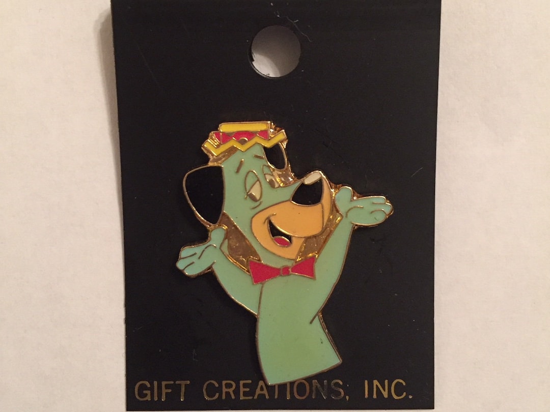 Huckleberry Hound Vintage Pin on Original Card Hanna Barbera - Etsy