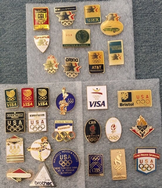 Lot / Set of 30 Different Vintage Olympic Pins - No Duplicates! Los ...