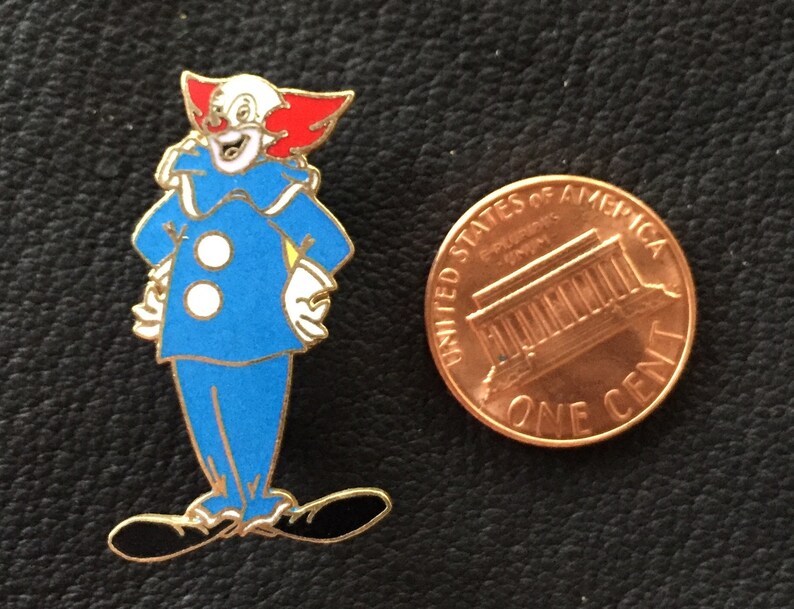 Bozo the Clown Vintage Cloisonné Brooch Pin 1980's - Etsy
