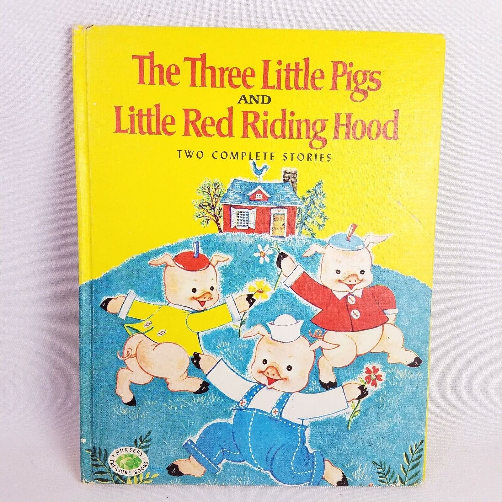 Three Little Pigs Red Riding Hood Two Stories Book Nursery - Etsy