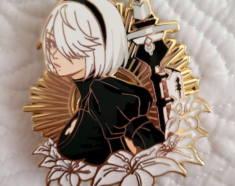 Nier Automata Hard Enamel Pin - Etsy