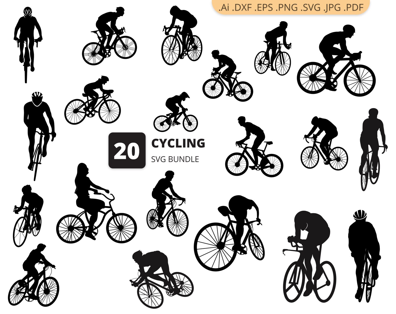 Cycling SVG Cycling SVG Bundle Bicycle Cycling SVG Bicycle - Etsy UK
