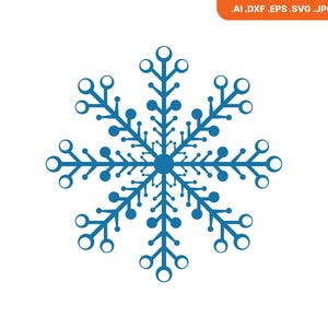 Snowflake SVG, Christmas SVG, Snowflake Bundle SVG, Winter, Silhouette ...