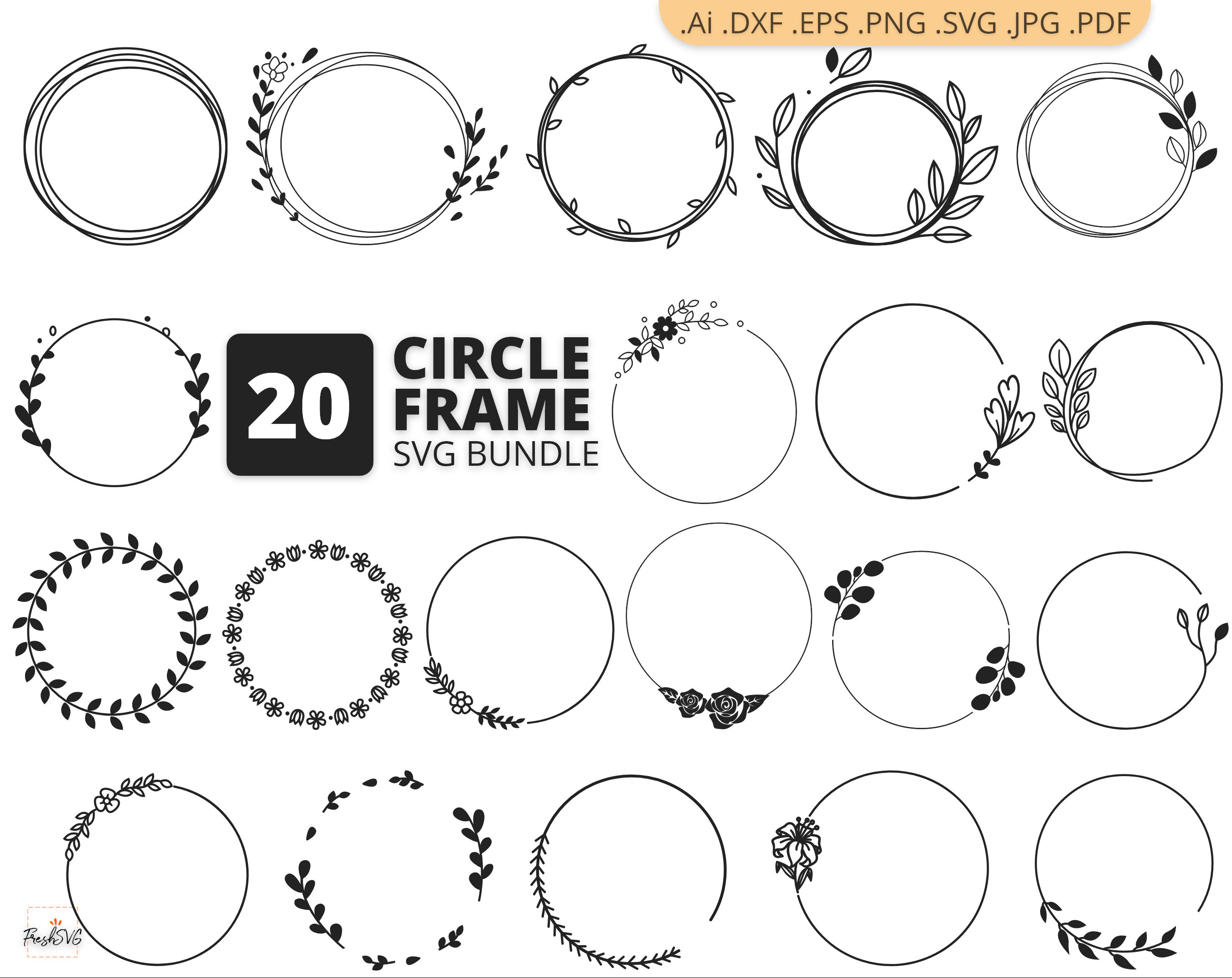 Circle Frame Clip Art