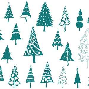 Pine Tree SVG, Christmas Tree SVG, Christmas Tree Bundle SVG, Christmas ...