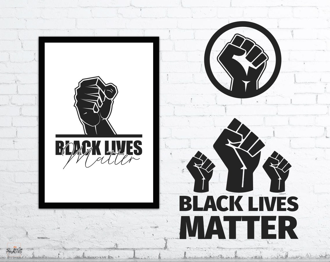 Black Lives Matter SVG Black Lives Matter Bundle SVG Black | Etsy