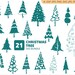 Pine Tree SVG, Christmas Tree SVG, Christmas Tree Bundle SVG, Christmas ...