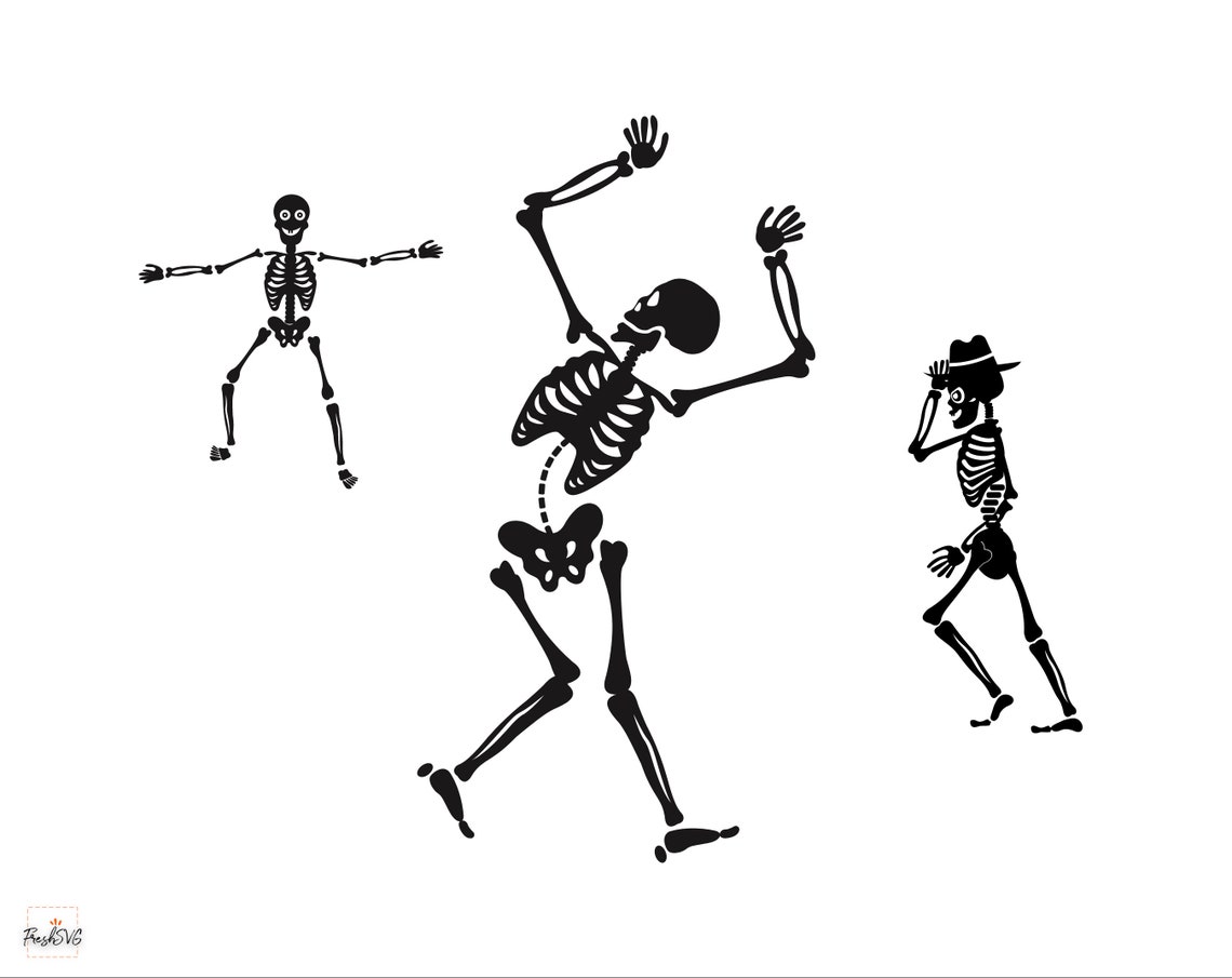 Skeleton Dance SVG Skeleton Dance Bundle SVG Skeleton Dance - Etsy