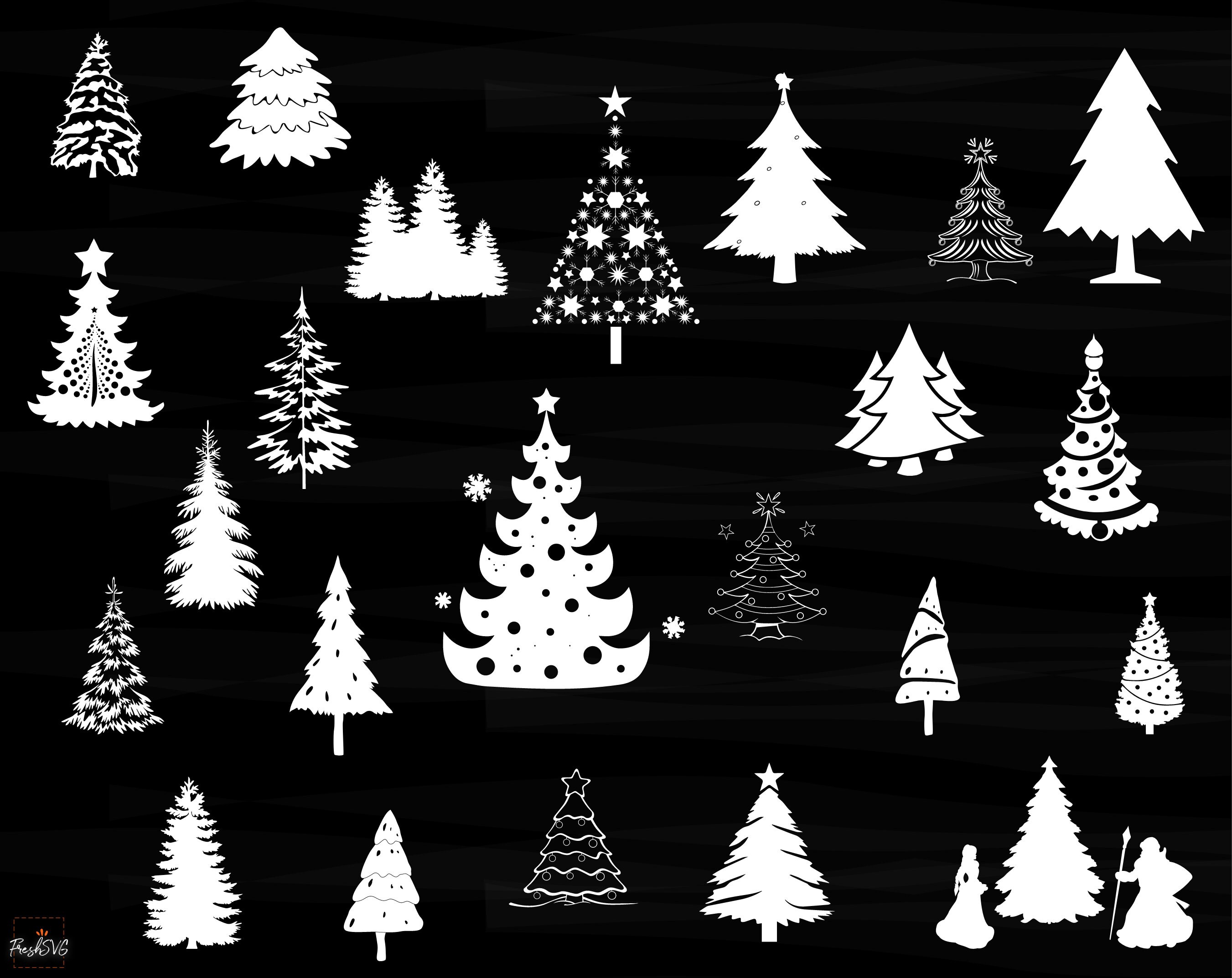 Christmas Tree SVG Christmas Tree Bundle SVG Christmas Tree | Etsy