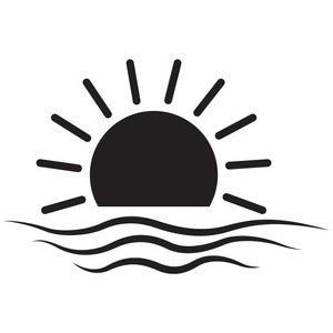 Sunrise SVG, Sunrise SVG Bundle, Silhouette, Clipart, Digital File ...