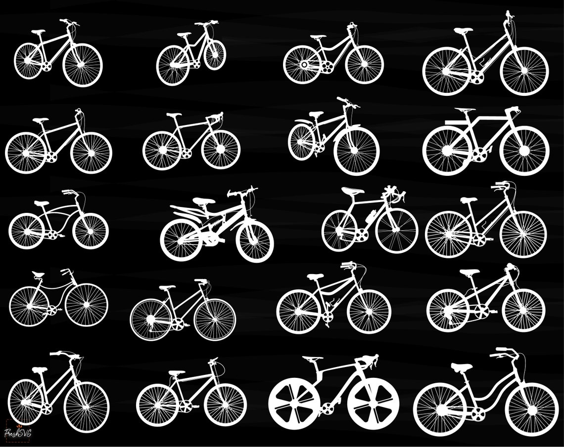 Bicycle SVG Bicycle Bundle SVG Cycling Svg Bicycle - Etsy
