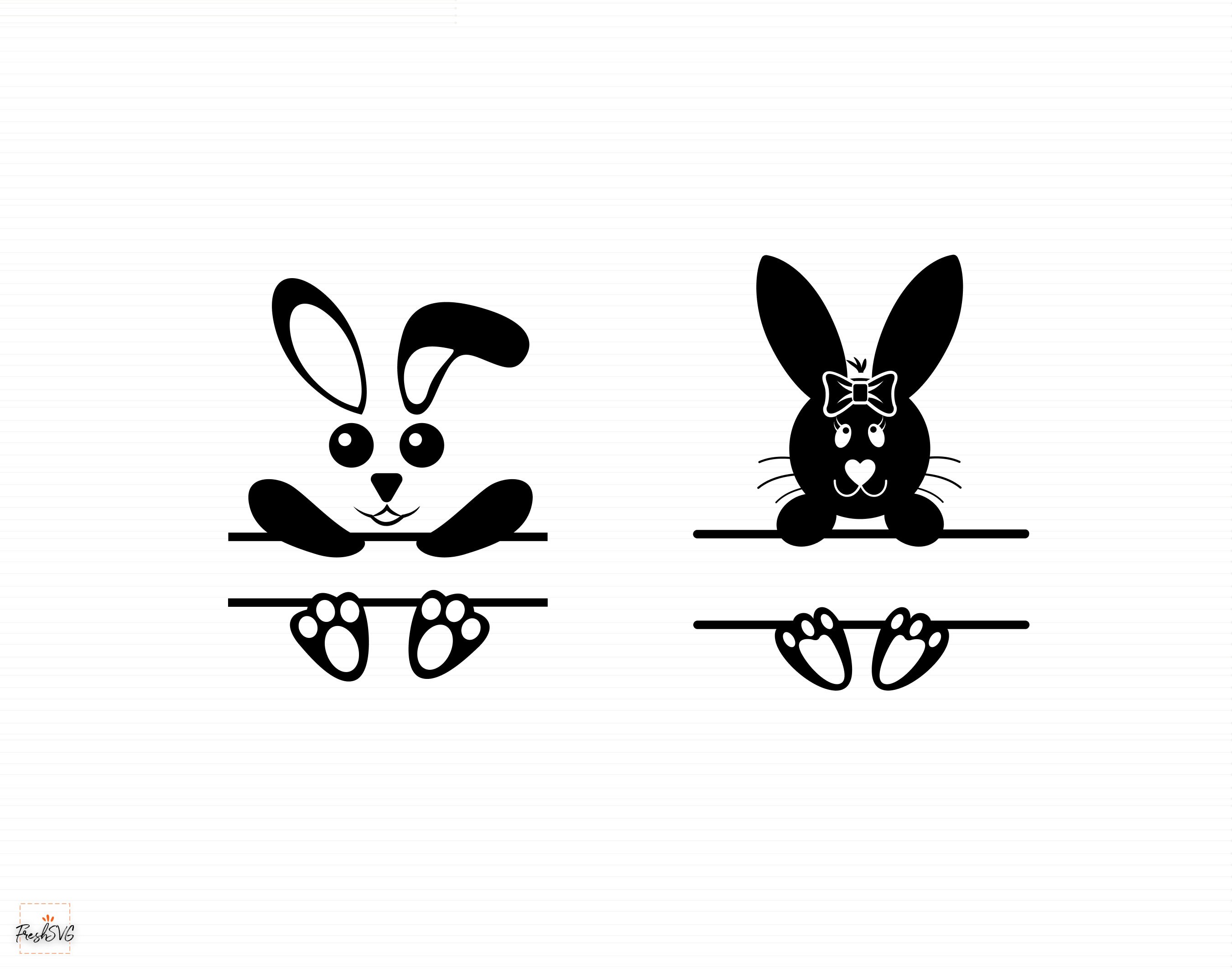 Bunny Name Frame SVG Bunny Name Frame Bundle SVG Bunny Name - Etsy