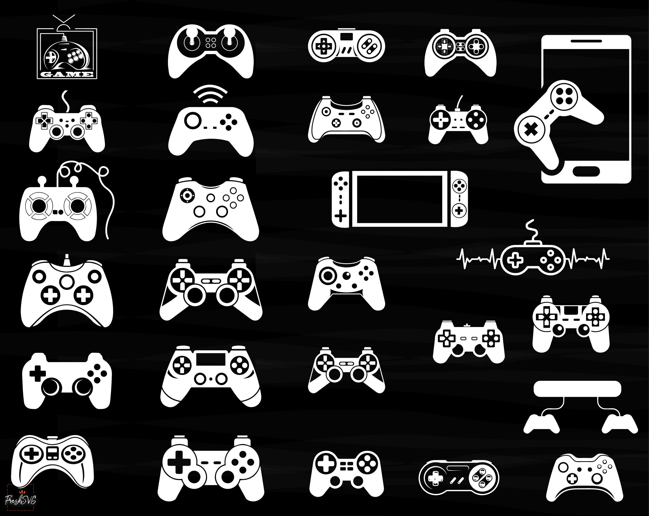 Game Controller SVG Game Controller Bundle SVG Game | Etsy
