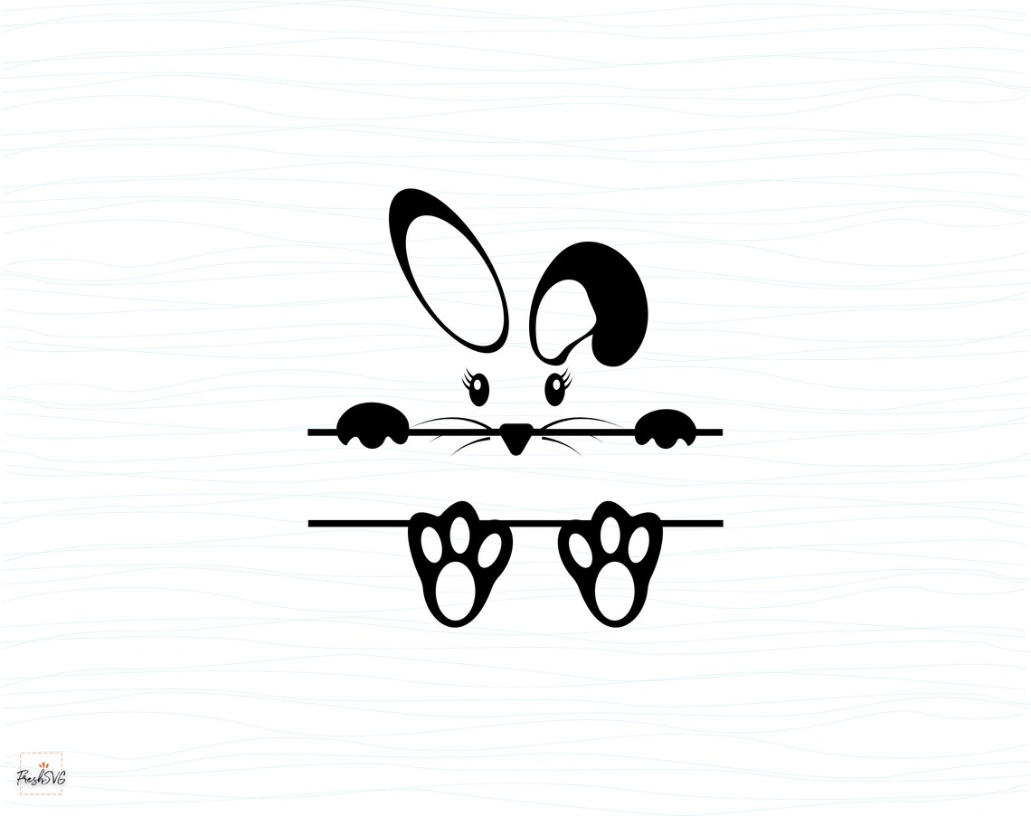 Bunny Name Frame SVG Bunny Name Frame Bundle SVG Bunny Name - Etsy