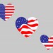 4th of July, American Flag Heart SVG, USA Flag Heart SVG Bundle ...