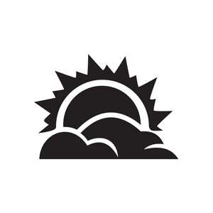 Sunrise SVG, Sunrise SVG Bundle, Silhouette, Clipart, Digital File ...