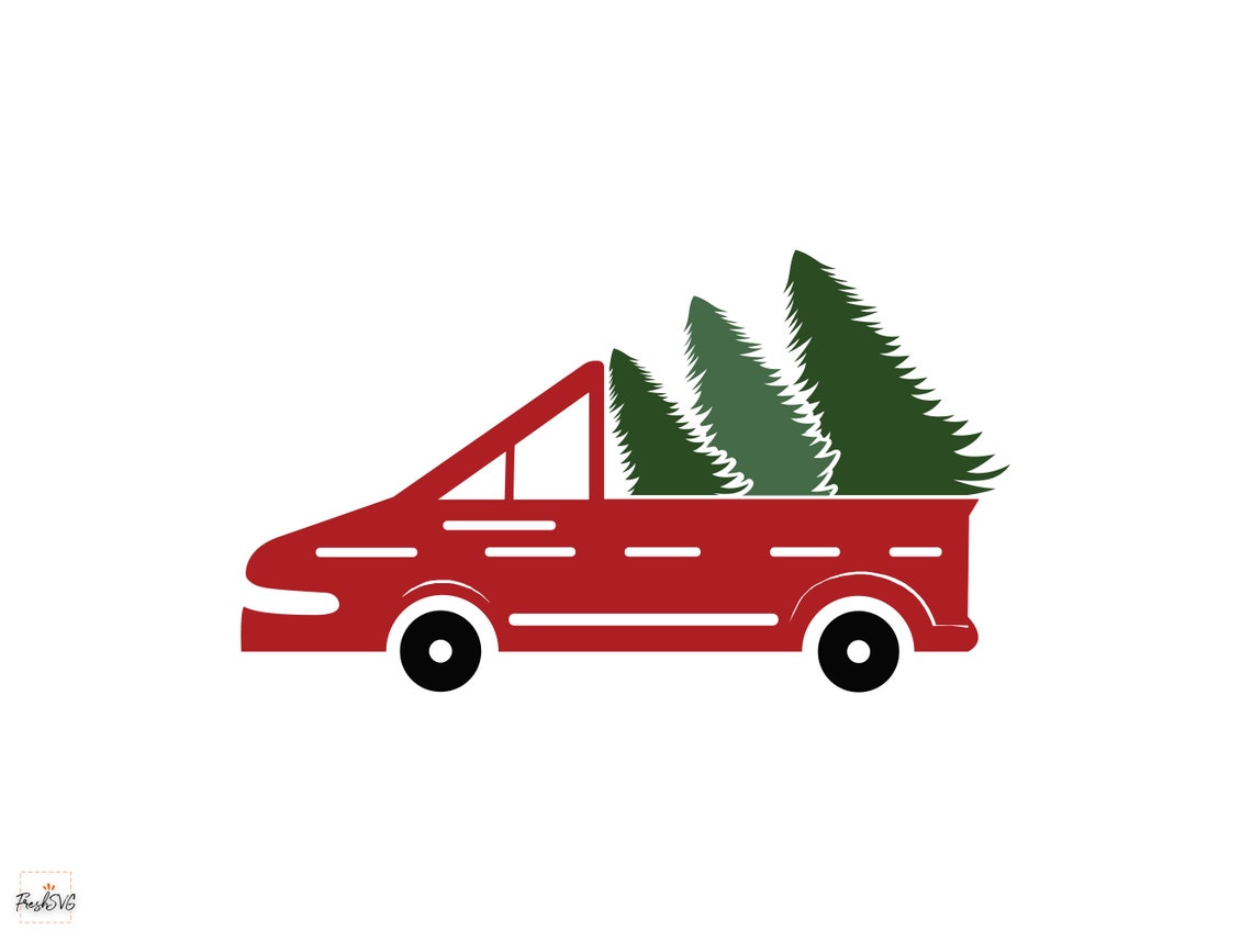 Christmas Farm Truck SVG Christmas Truck Svg Christmas Tree - Etsy