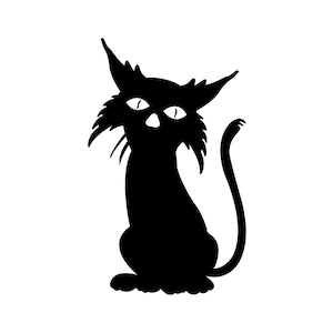 Halloween Cat SVG, Halloween Cat Bundle SVG, Halloween Cat Silhouette ...