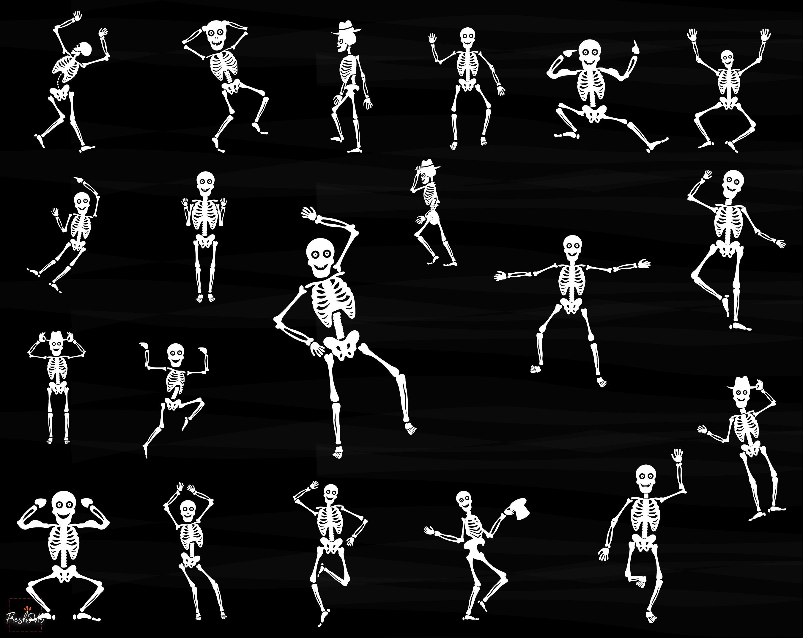 Skeleton Dance SVG Skeleton Dance Bundle SVG Skeleton Dance - Etsy Canada