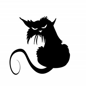 Halloween Cat SVG, Halloween Cat Bundle SVG, Halloween Cat Silhouette ...
