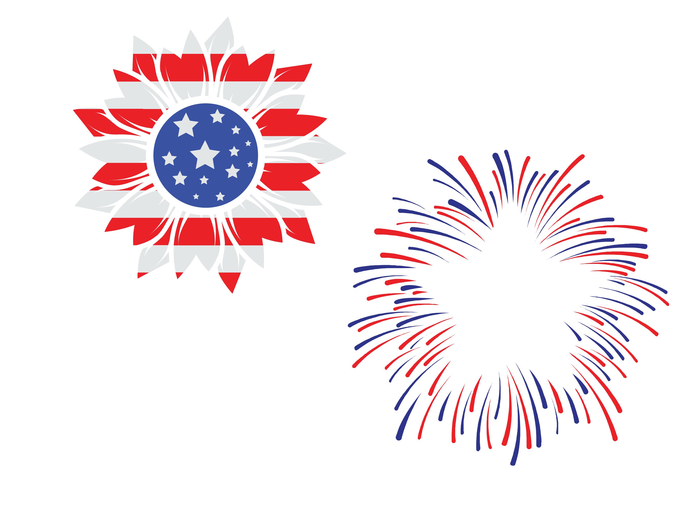4th of July SVG 4th of July SVG Bundle 4th of July Circle - Etsy