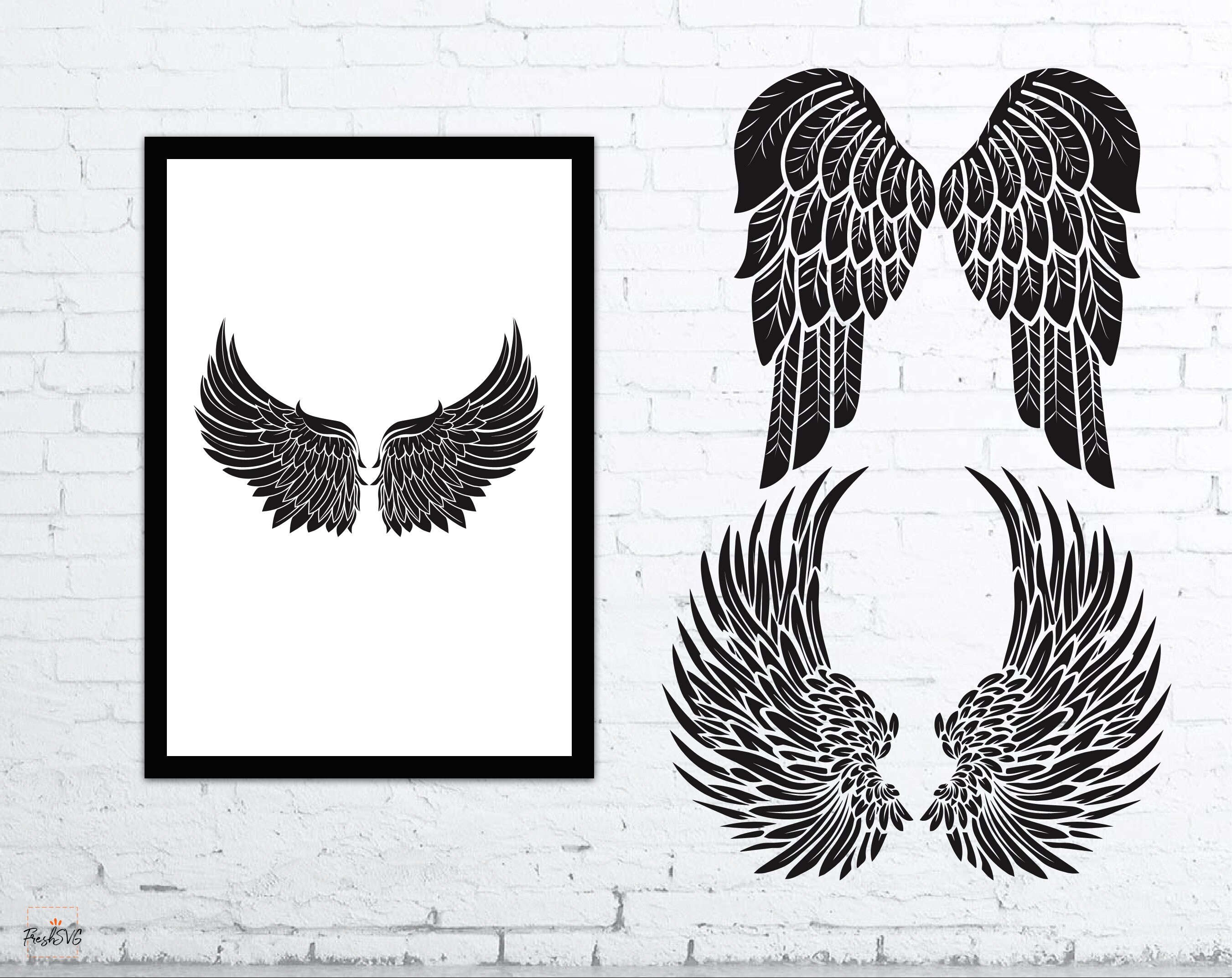 Angel Wings SVG Bundle Angel Wings Wings SVG Angel Wings | Etsy Canada