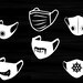 Mask SVG, Mask Bundle SVG, Mask Silhouette, Mask Clipart, Digital File ...