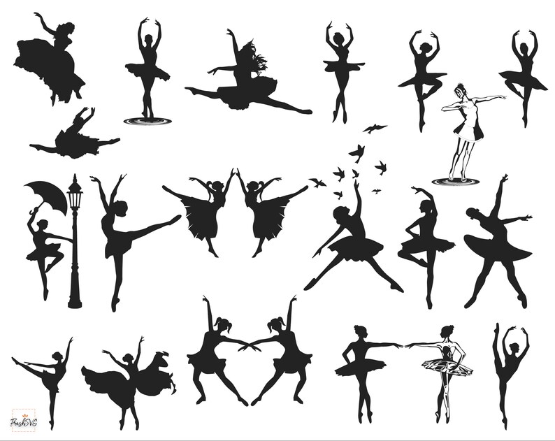 Ballet SVG Ballet Bundle SVG Ballet Silhouette Ballet - Etsy