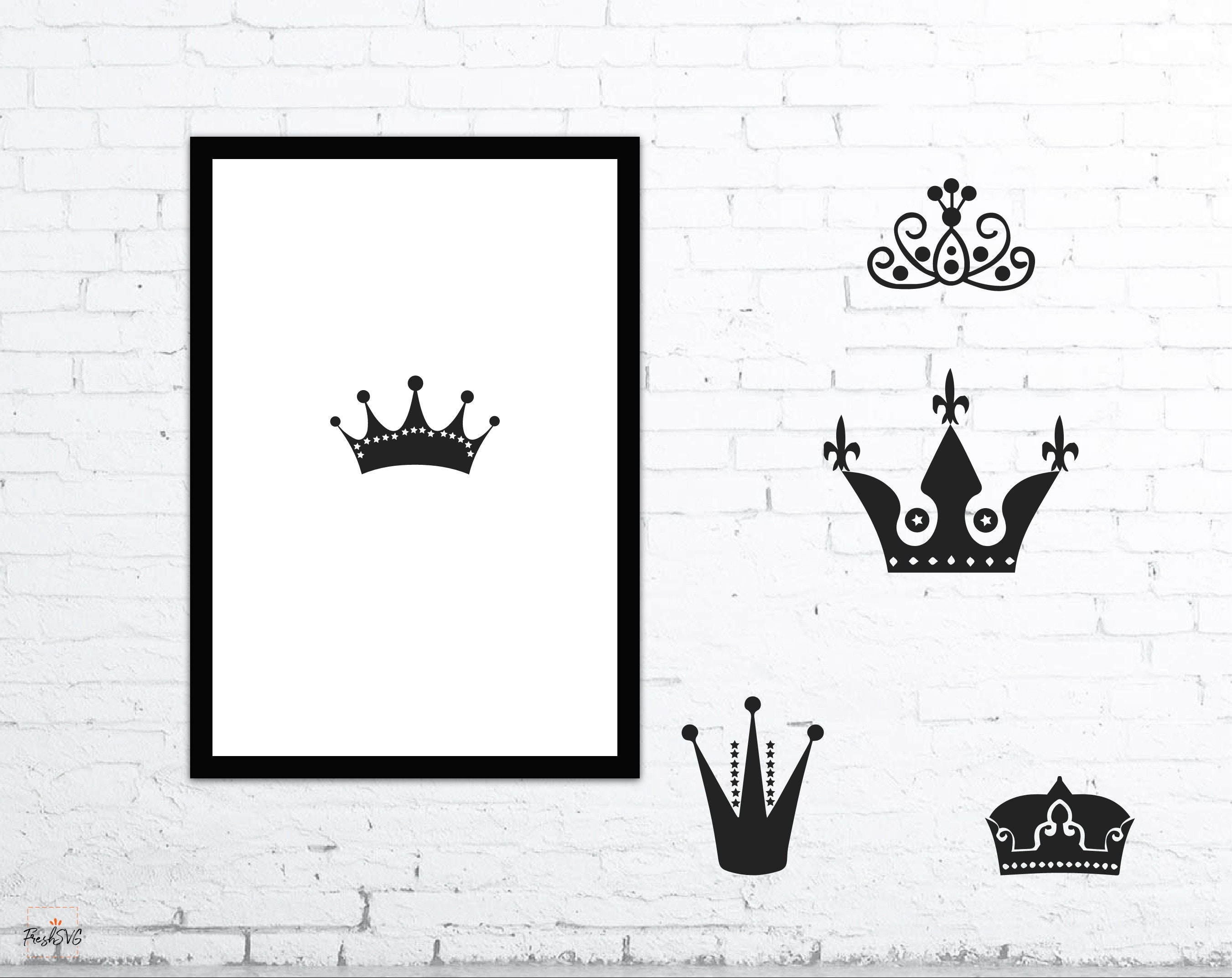 Crown SVG Crown Bundle SVG Crown Silhouette Crown Clipart - Etsy